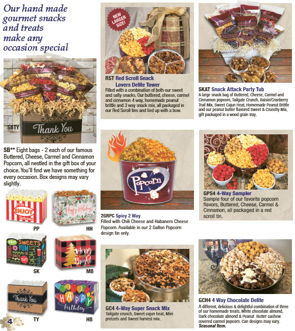 Gourmet Popcorn, Snacks, and Gift Baskets